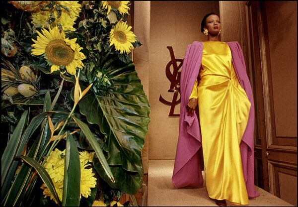 Rebecca Ayoko : la première muse noire d’Yves Saint Laurent - Elle Côte ...